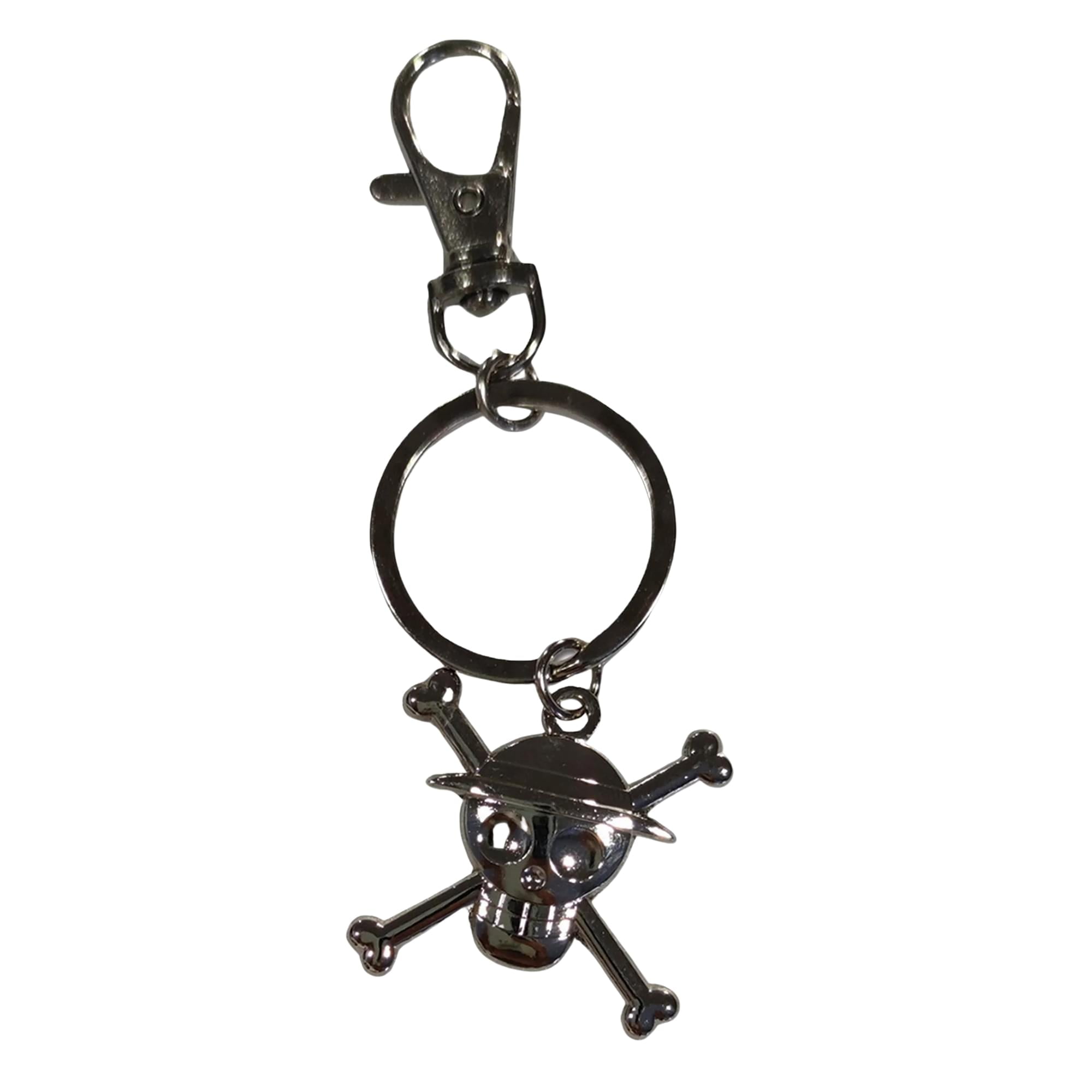 One Piece Straw Hat Sculpted Metal Keychain - Walmart.com