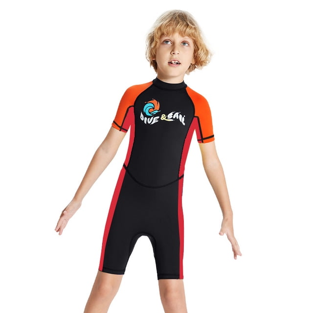 One-Piece Swim Suits Boys Swimsuits Girls Swimwear Kids Bathing Suit ...