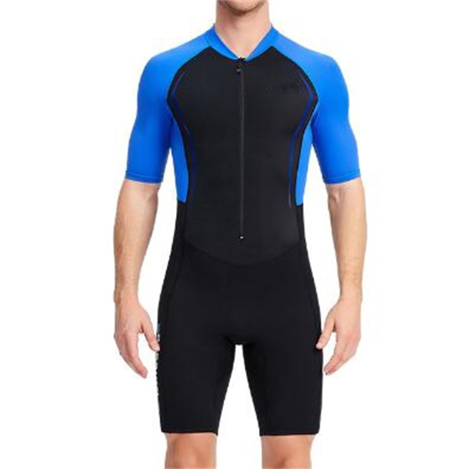 One Piece Swimsuit Men Men's Wetsuits 1.5mm Neoprene Back Zip Shorty ...