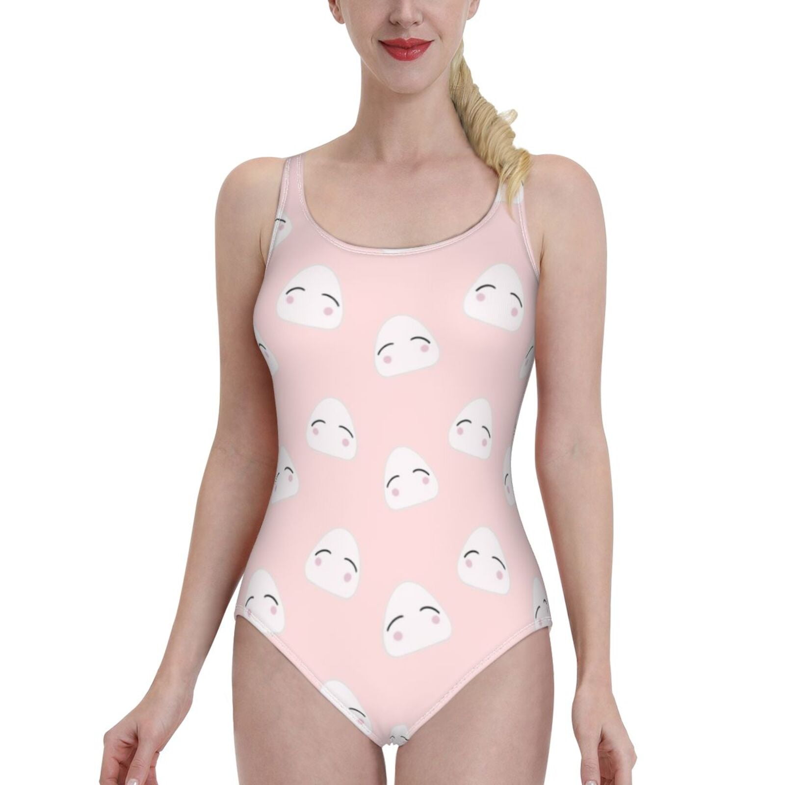 One Piece Swimsuit Women 2025 Zodiac Riceball Tohru Suit Bathing Summer Monokini Up Push Printed ...