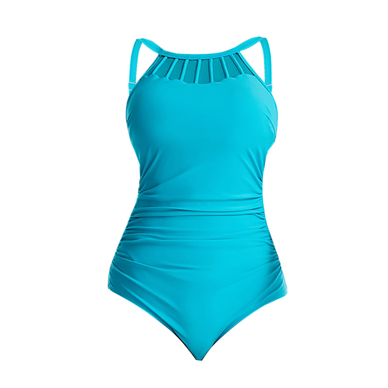 One Piece Swimsuit Women Plus Size Sexy Swimsuit Solid Color Covering