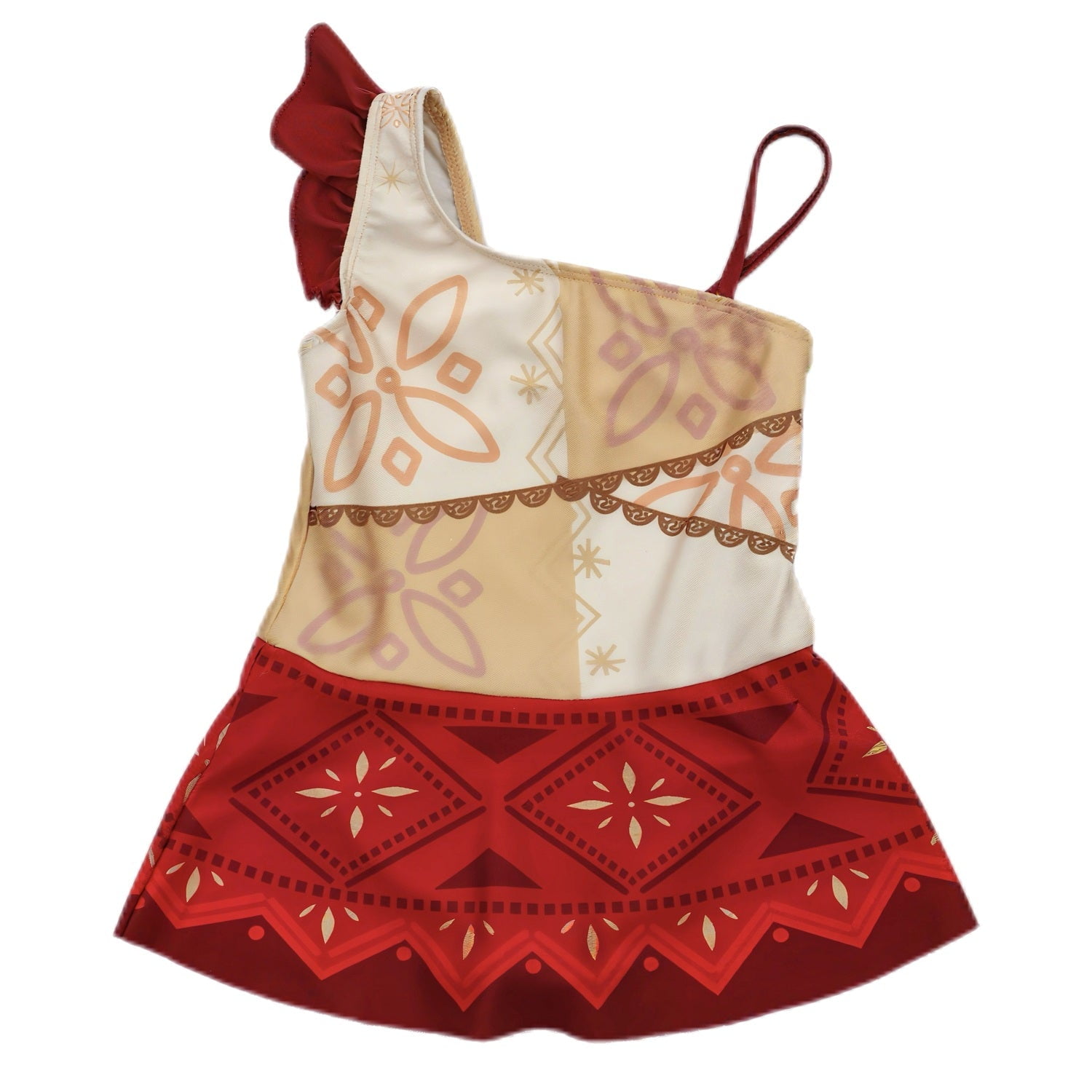 One Piece Swimsuit for Girls Moana Princess Swimming Costume Bathing ...