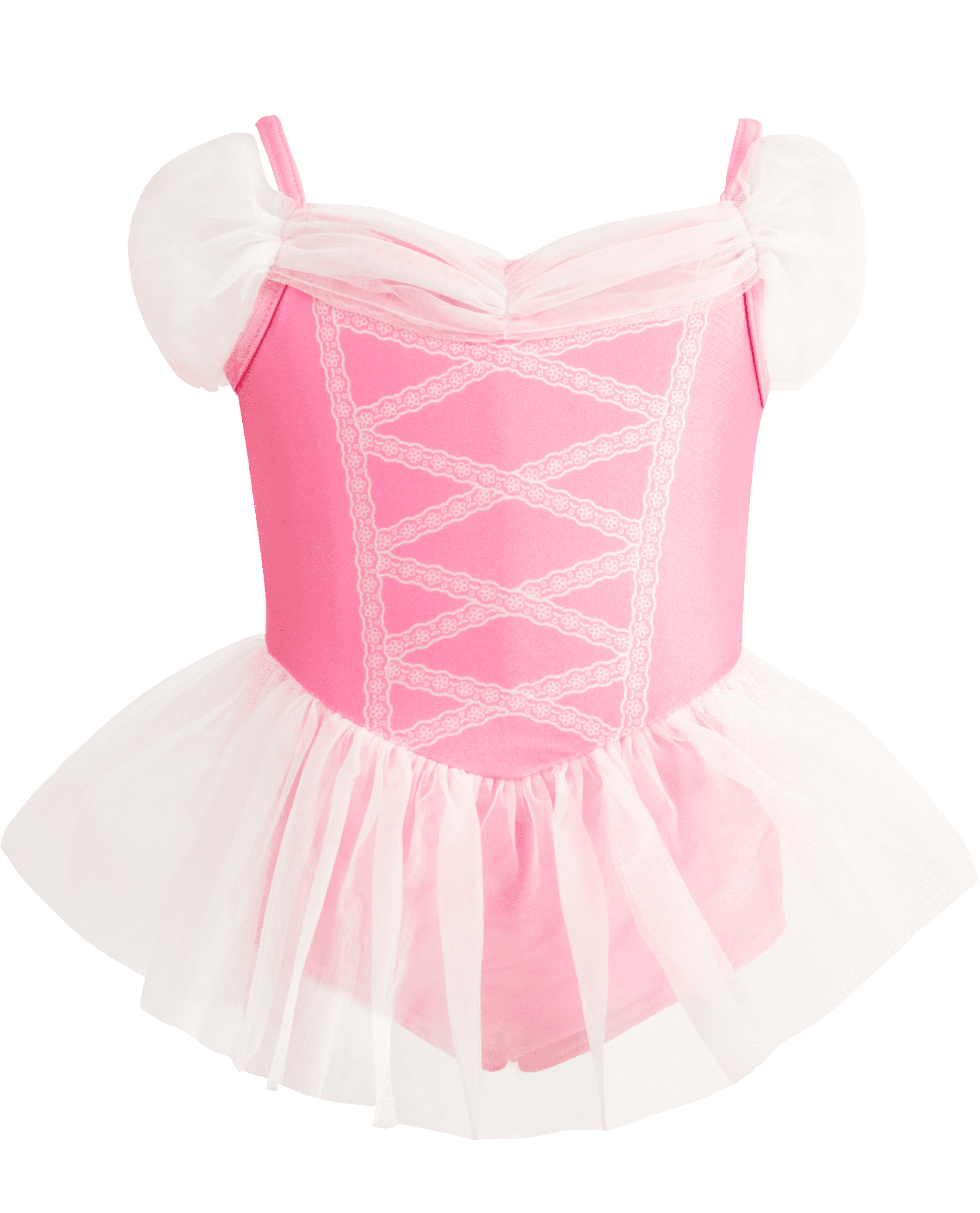 One Piece Swimsuit for Girls Pink Aurora Princess Swimming Costume ...