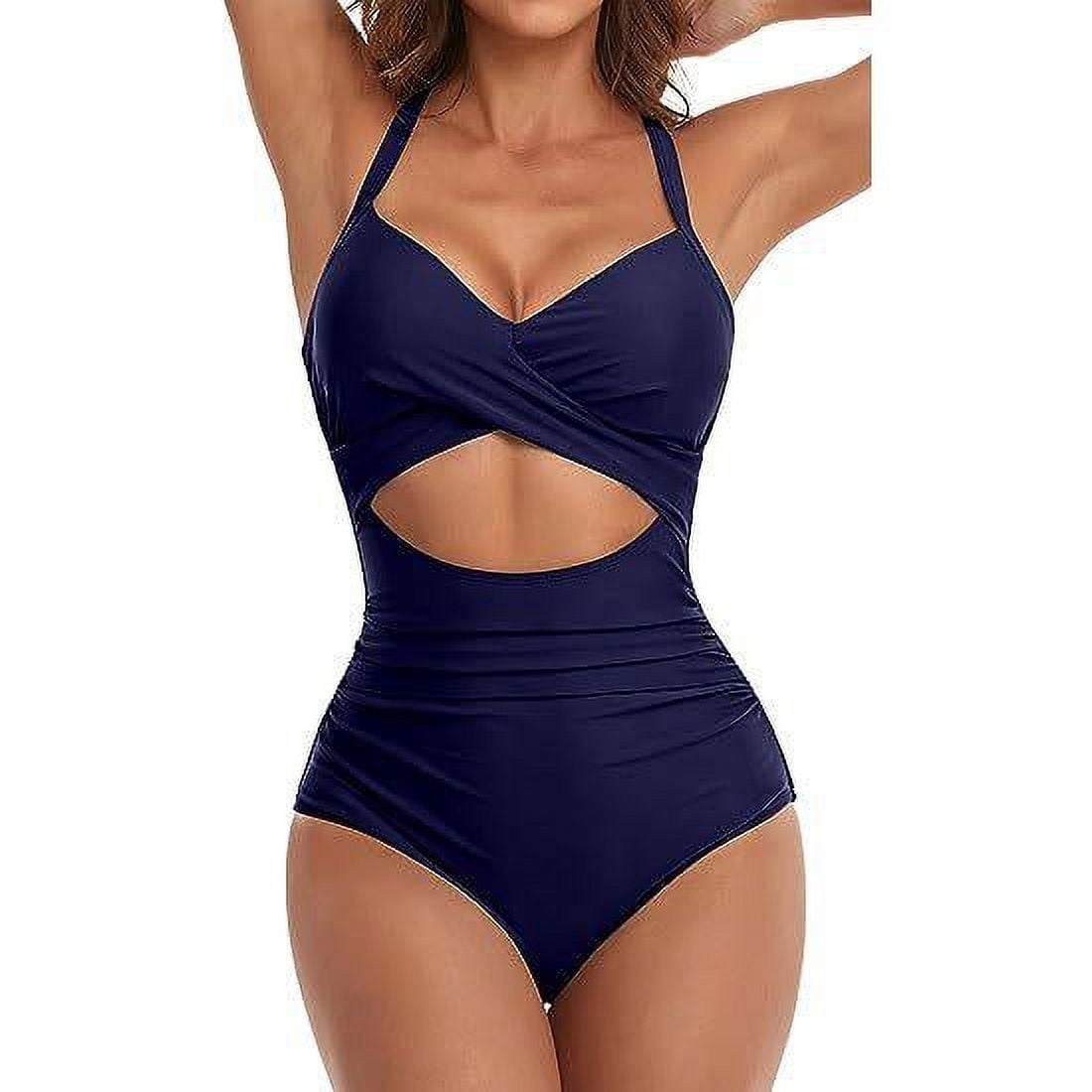 One Piece Swimsuit For Women One Piece Bathing Suits Twist Front Cutout