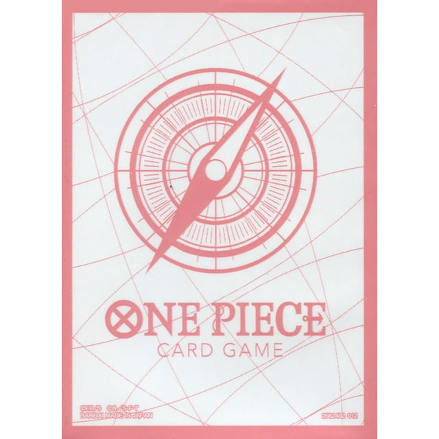 One Piece TCG Card Sleeves 2 Standard Pink One Piece Card Back ...