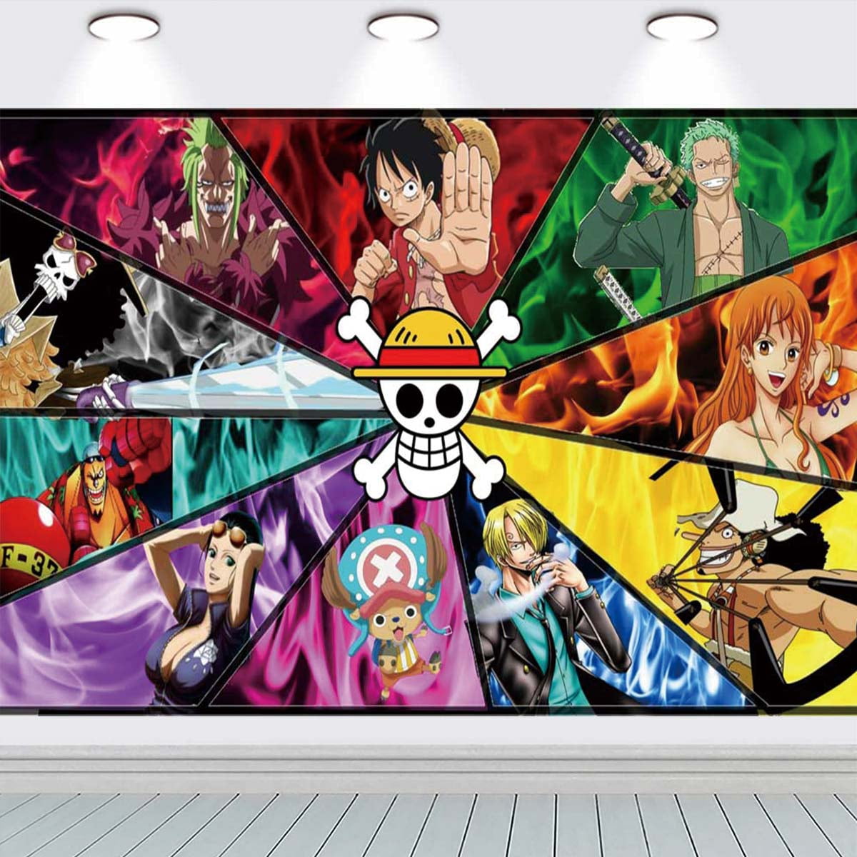 One Piece Taspestry Wall Decor school Background Backdrop Party ...