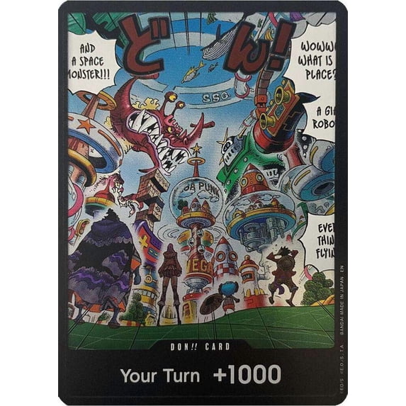 One Piece The Azure Sea's Seven Foil DON!! DON!! Card [Egghead ...