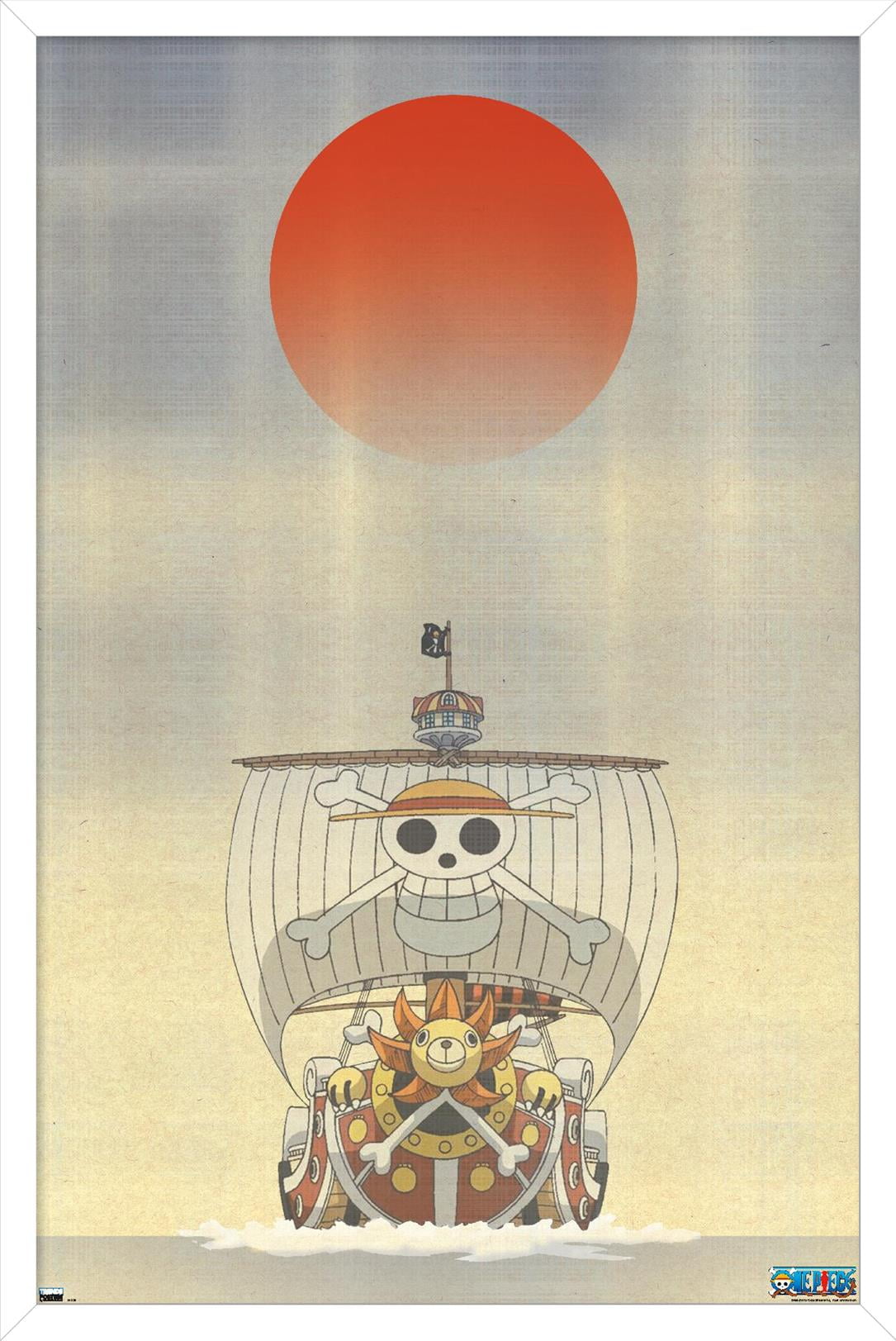 One Piece - The Thousand Sunny Artistic Wall Poster, 14.725" x 22.375 ...