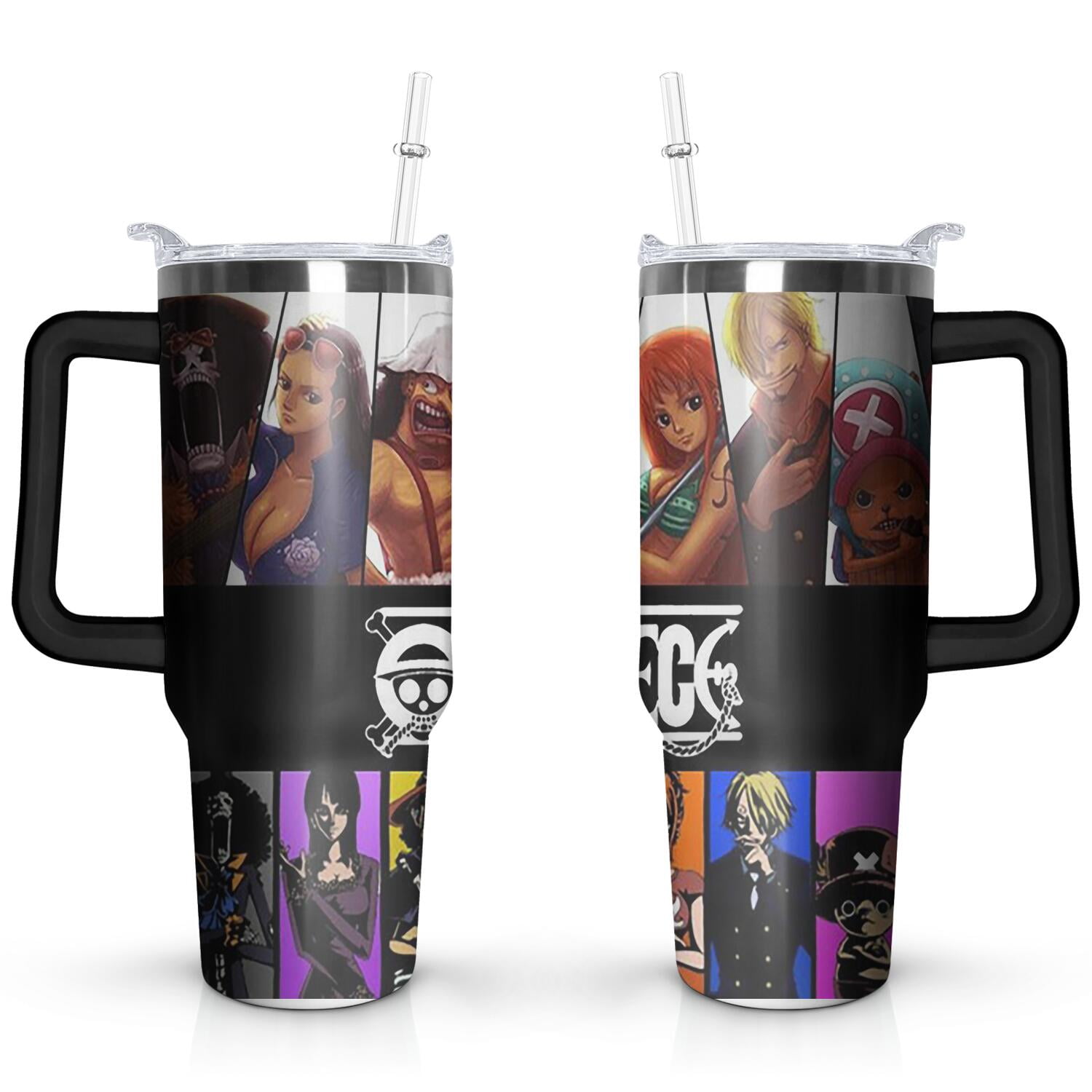 One Piece Themed 40oz Handle Cup a Delightful Gift for All, Ideal for ...