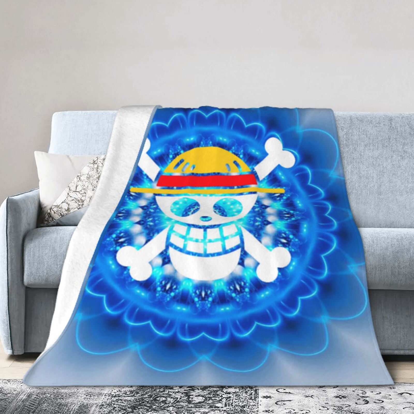 One Piece Throw Blankets Flannel Cozy Soft Lightweight Fleece Gifts ...