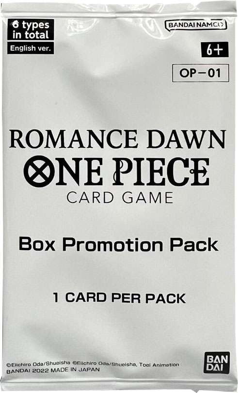 One Piece Anime Manga TCG Romance Dawn Promo Booster Pack (1 Card Box ...
