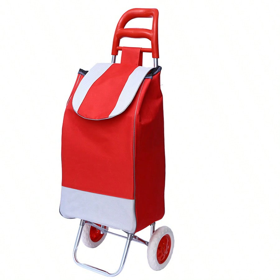 One Piece Trolley Shopping Cart Portable Hand Lever Shopping Cart ...