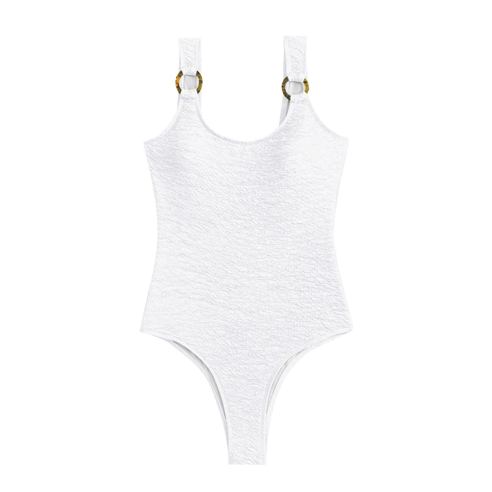 One Piece Tummy Control Swimsuit for Womens 2024,Vintage White Ring ...
