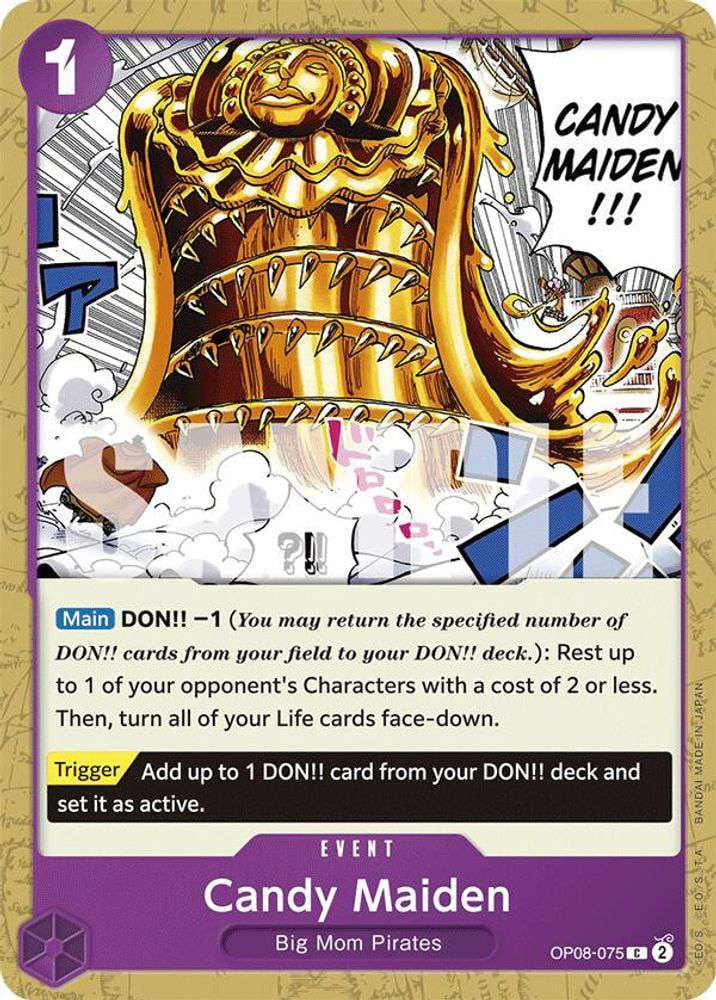 One Piece Two Legends Common Candy Maiden OP08-075 - Walmart.com