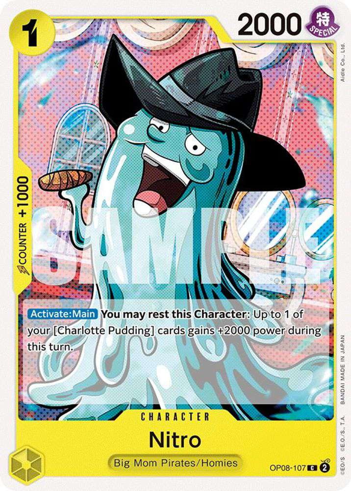 One Piece Two Legends Common Nitro OP08-107 - Walmart.com