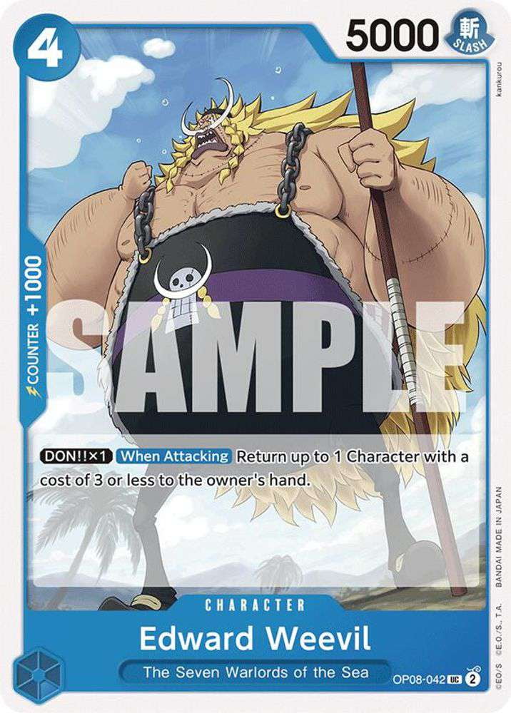 One Piece Two Legends Uncommon Edward Weevil OP08-042 - Walmart.com