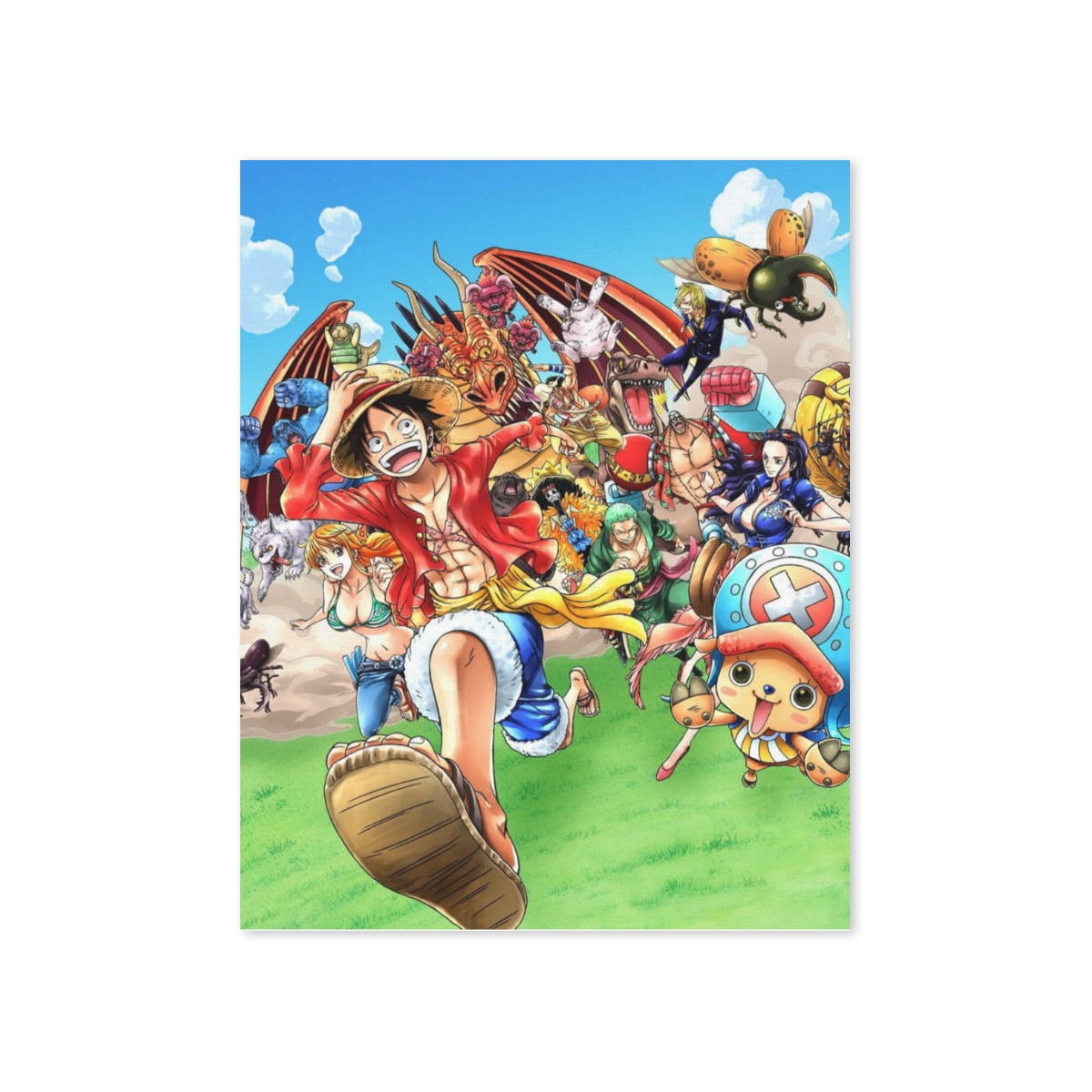 One Piece Unframed posters canvas art posters cartoon posters birthday ...