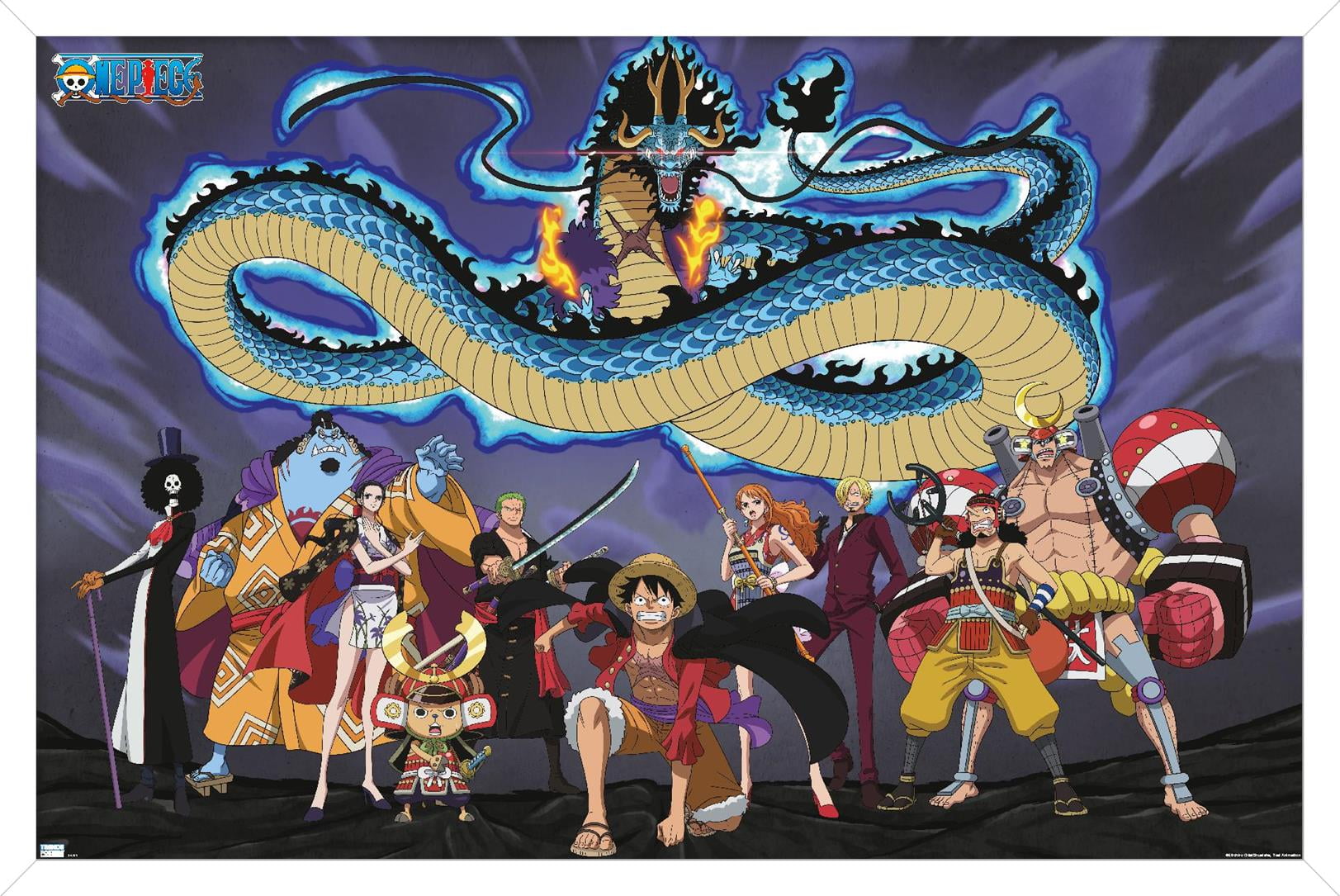 One Piece: Wano Country - Crew Dragon Wall Poster, 14.725" x 22.375 ...