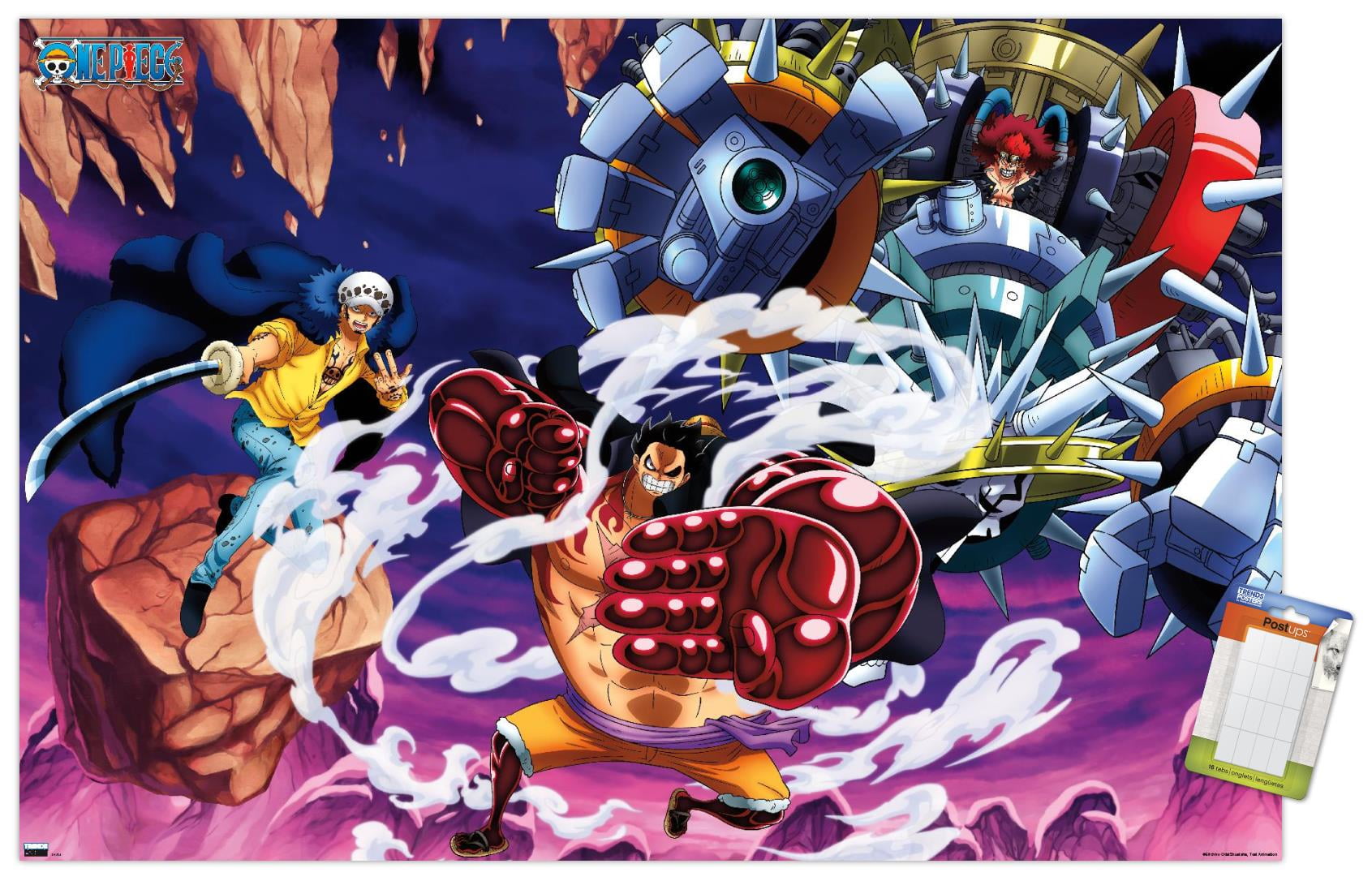 One Piece: Wano Country - Fighting Trio Wall Poster, 14.725" x 22.375 ...