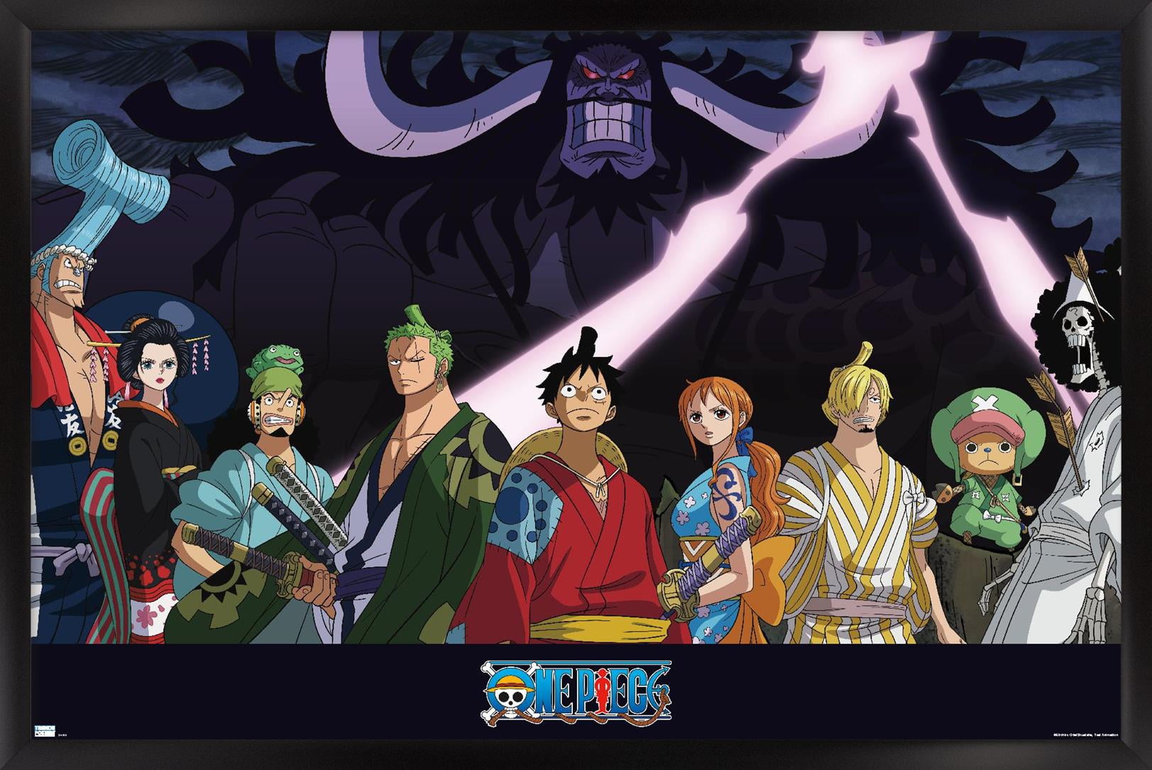 One Piece: Wano Country - Kaido Shadow Wall Poster, 22.375" x 34 ...