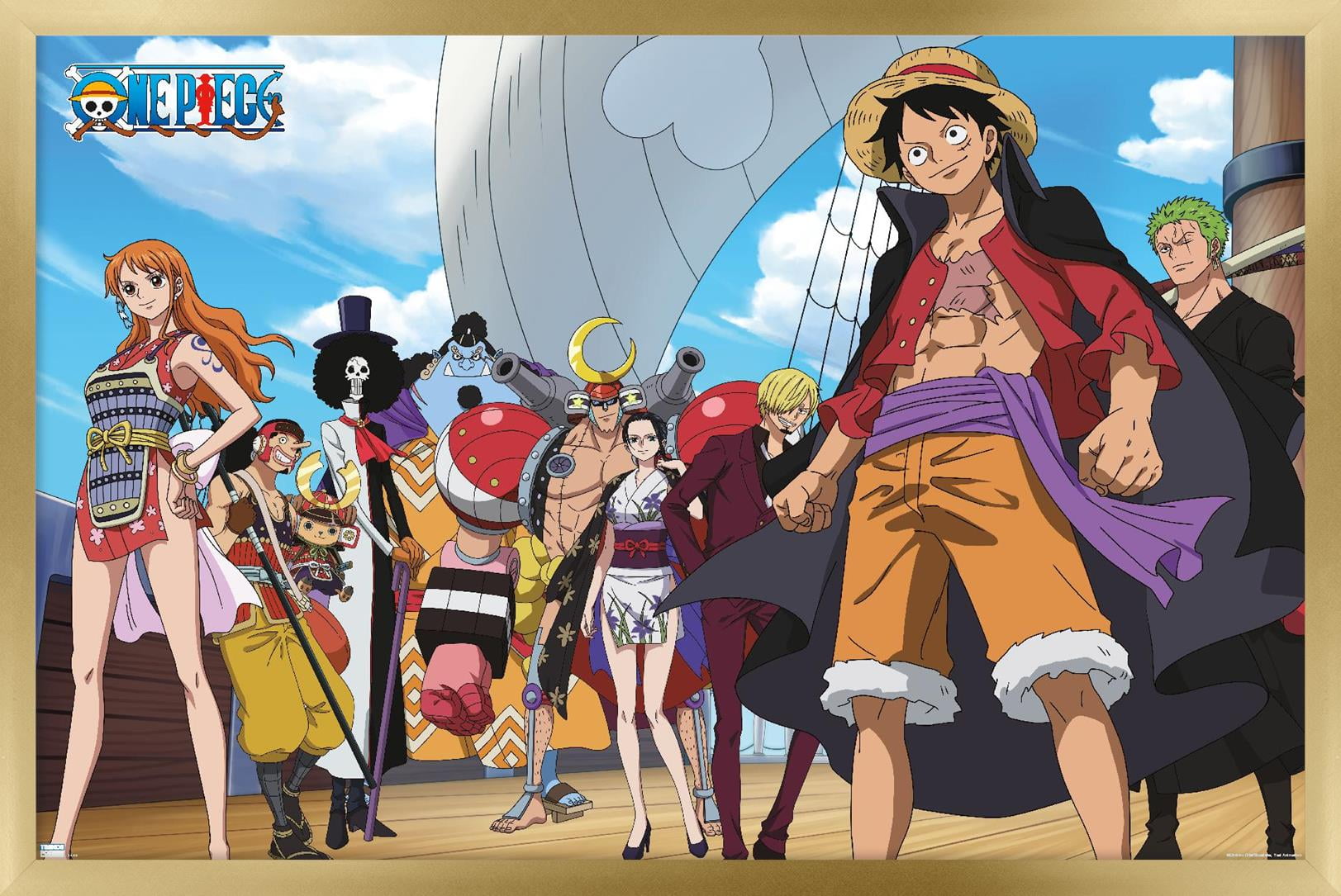 One Piece: Wano Country - Sailing Crew Wall Poster, 22.375" x 34 ...