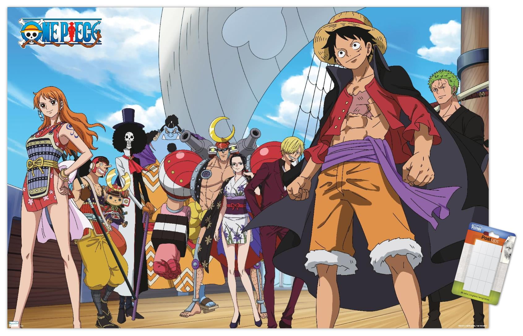 One Piece: Wano Country - Sailing Crew Wall Poster, 22.375" x 34 ...