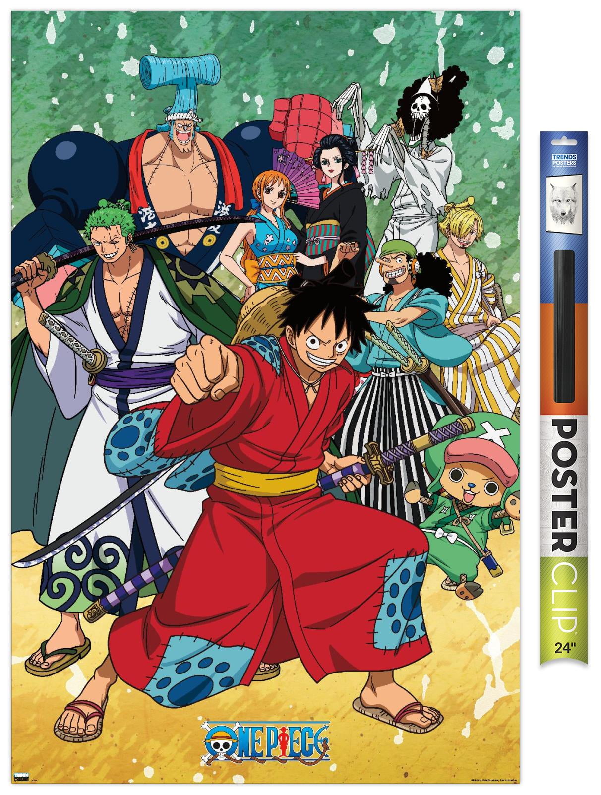 One Piece: Wano Country - Samurai Crew Wall Poster, 22.375" x 34 ...