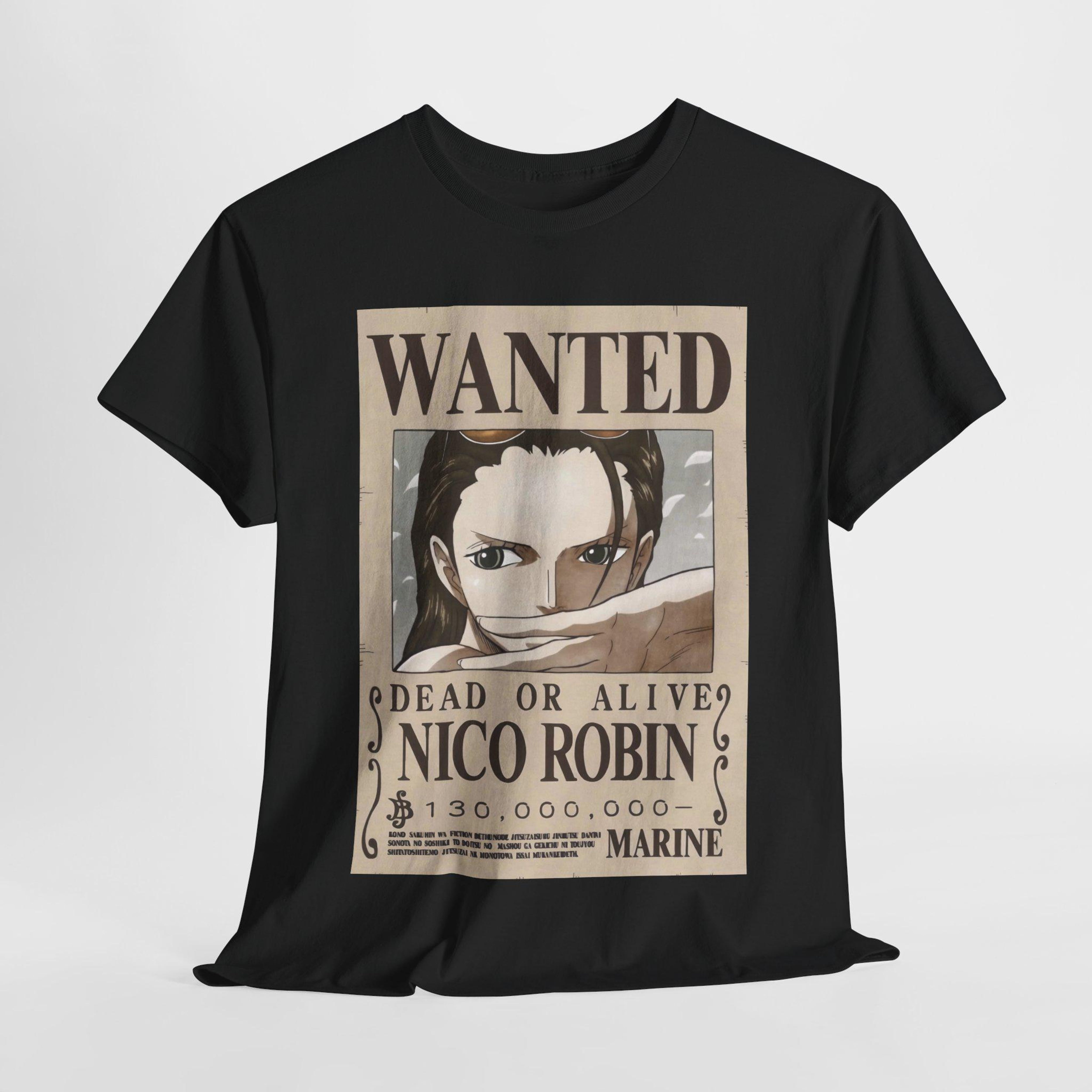 One Piece Wanted Poster - Nico Robin (Wano/Egghead) Graphic T-Shirt ...