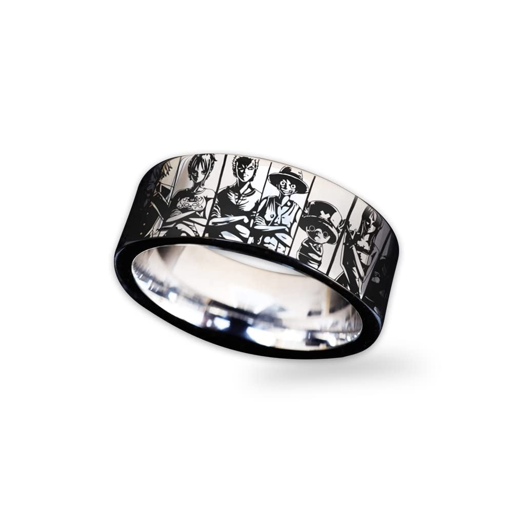 One Piece Wedding Ring, One Piece Luffy Wedding Band, Monkey D Luffy ...
