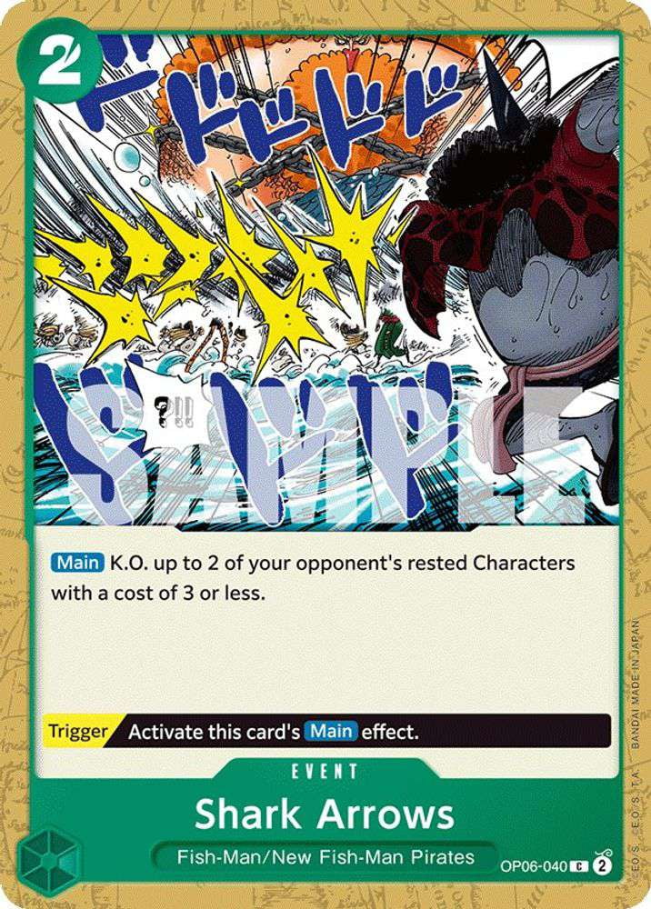 One Piece Wings of the Captain Common Shark Arrows OP06-040 - Walmart.com