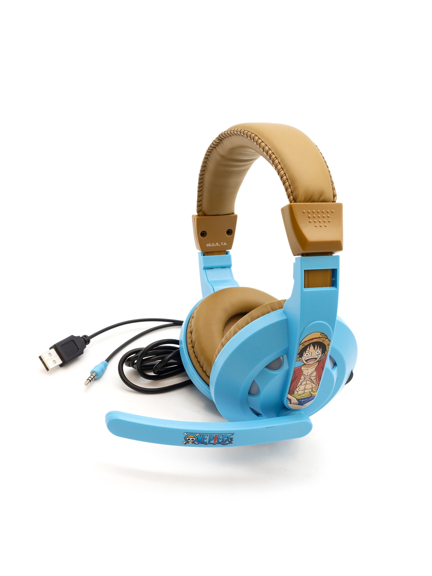 CultureFly One Piece Gaming Headset Luffy Enhanced Audio Over Ear ...