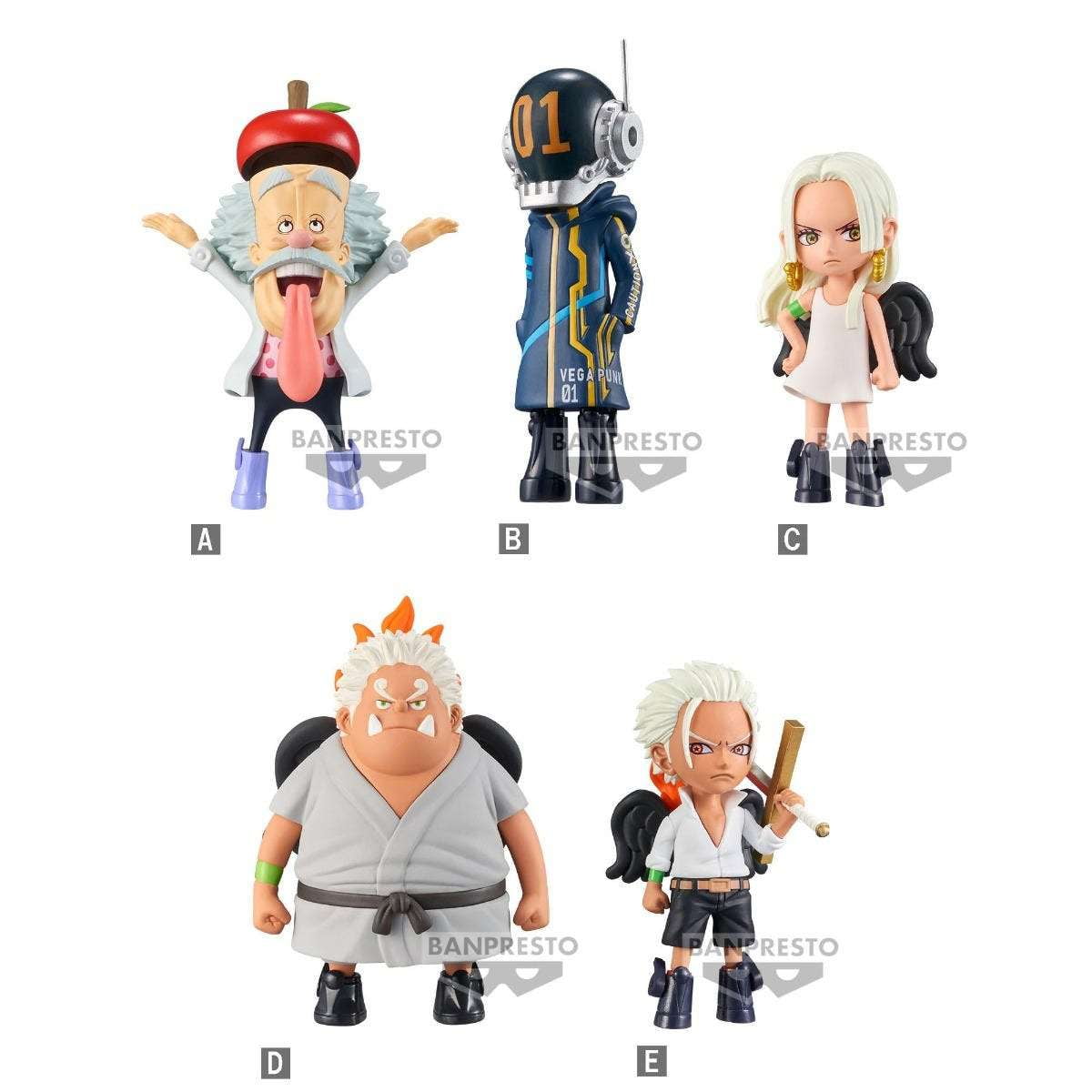 One Piece World Collectable Figure WCF Egghead 4 Box of 12 Mini Figures ...