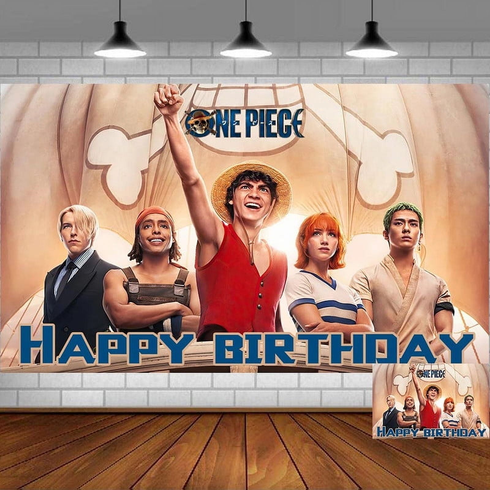 One Piece live action Backdrop Banner Party Supplies Poster Movie Theme ...
