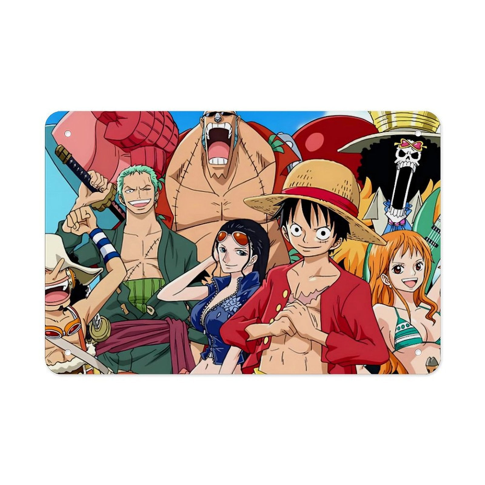 One Piece-theme Metal Sign，Personalized Metal Sign Wall Decor for fans ...