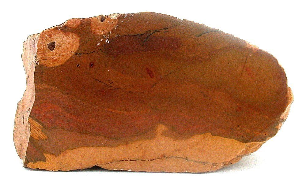 One Pound 4.8 Ounce Owyhee Red Ledge Picture Jasper Cabochon Cab Gem ...