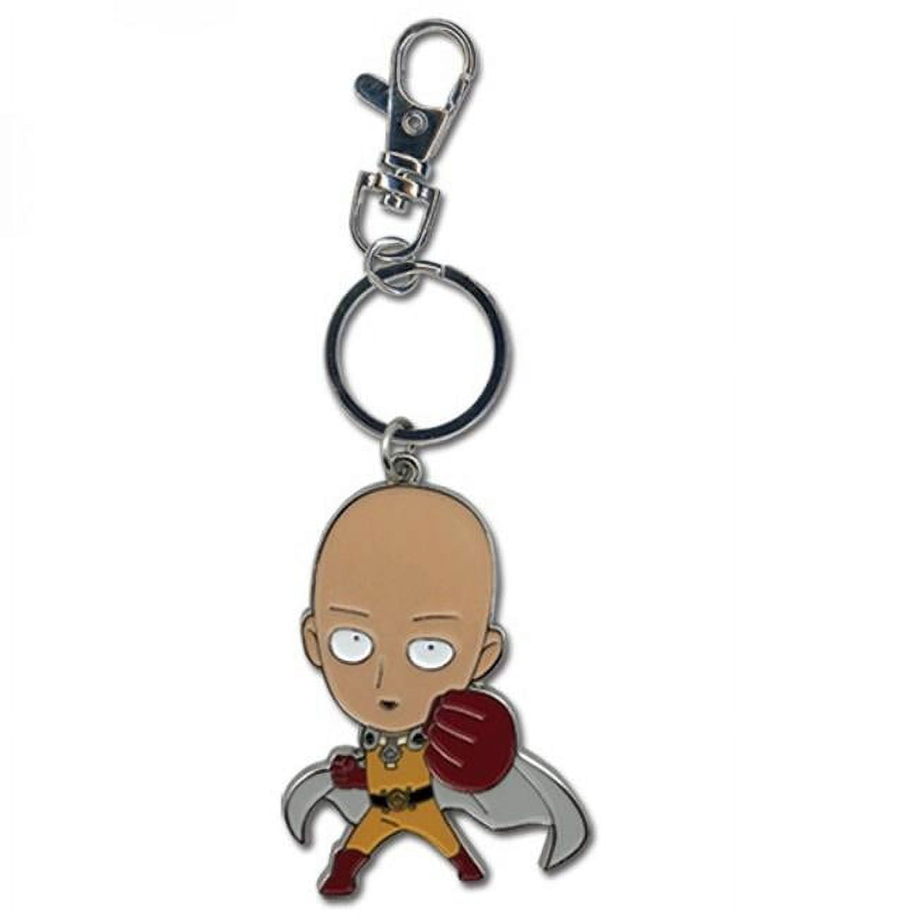 One Punch Man 812104 Saitama Metal Keychain - Walmart.com