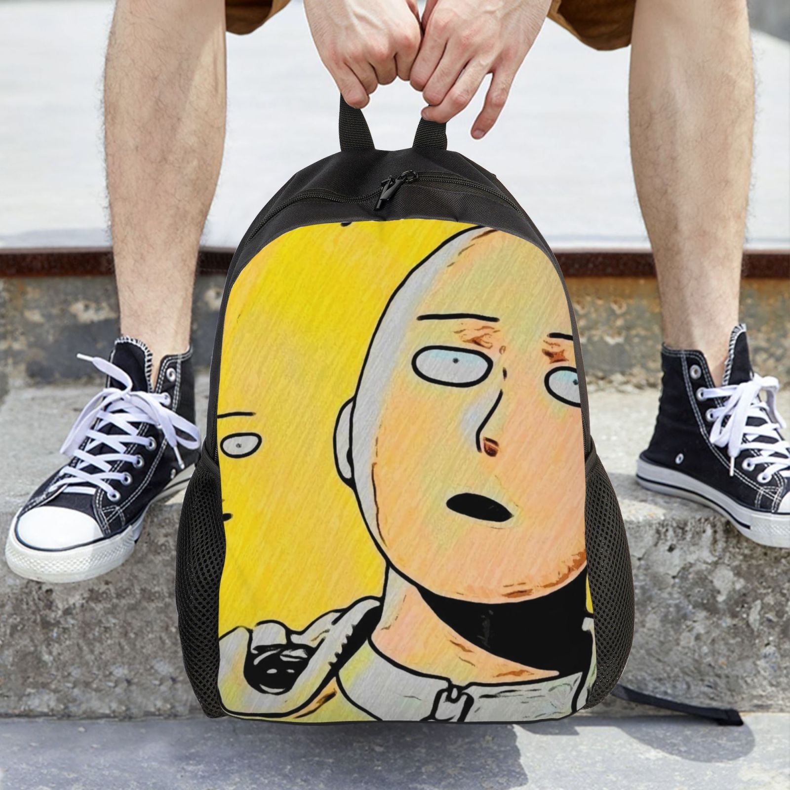 One Punch Man Anime Backpack Travel Bag 3d Printing Casual Daypack ...