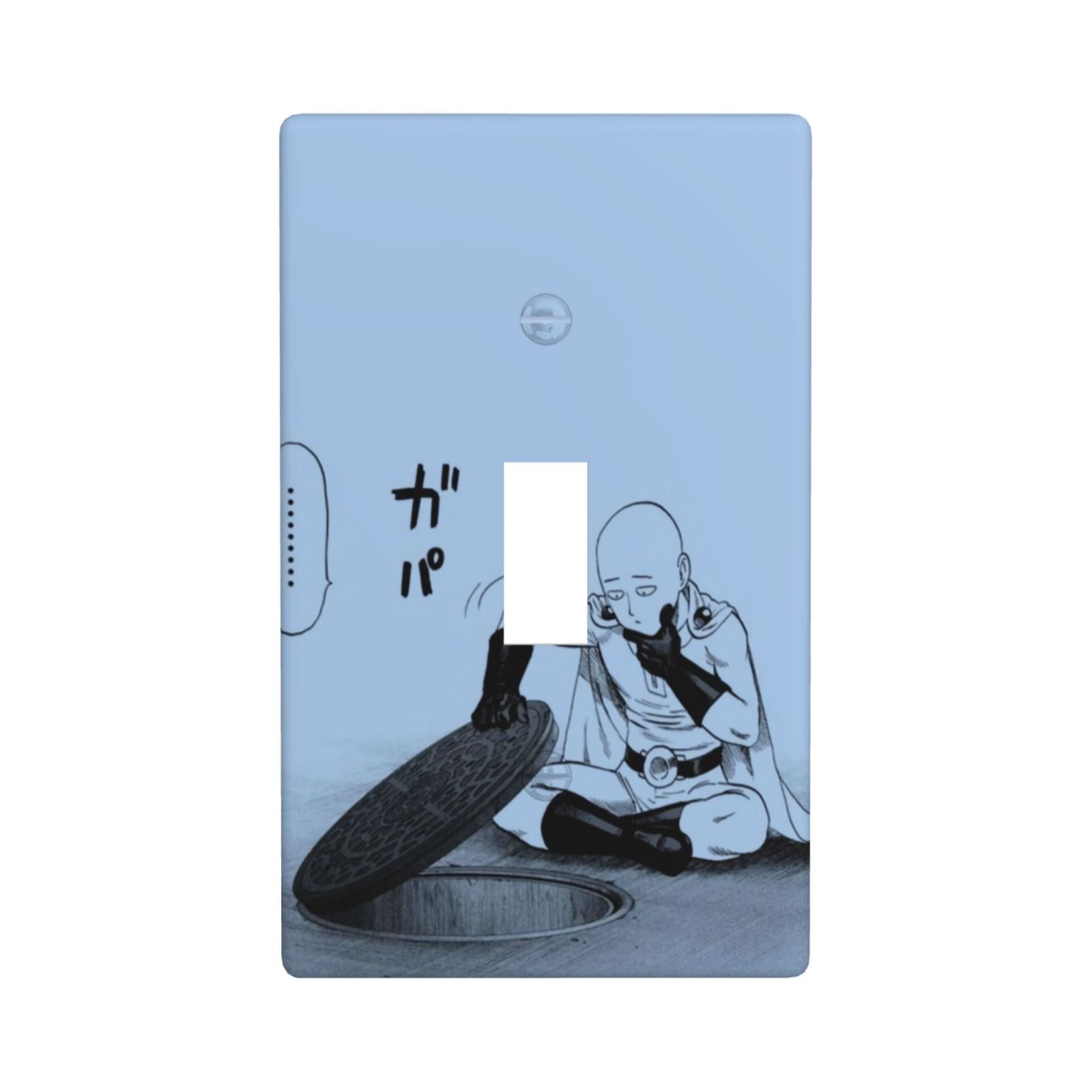 One Punch Man Anime Light Switch Cover Plates, Single Lever Wall Plate ...