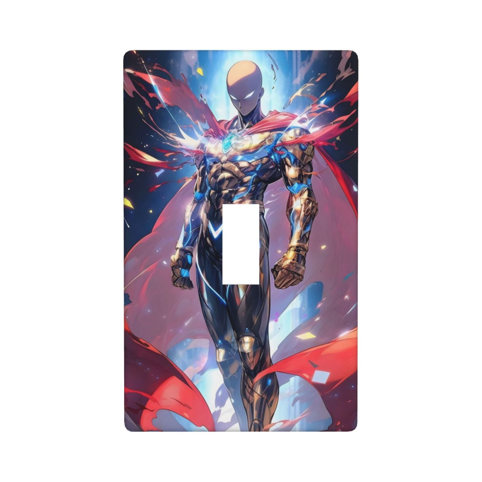 One Punch Man Anime Light Switch Cover Plates, Single Lever Wall Plate ...