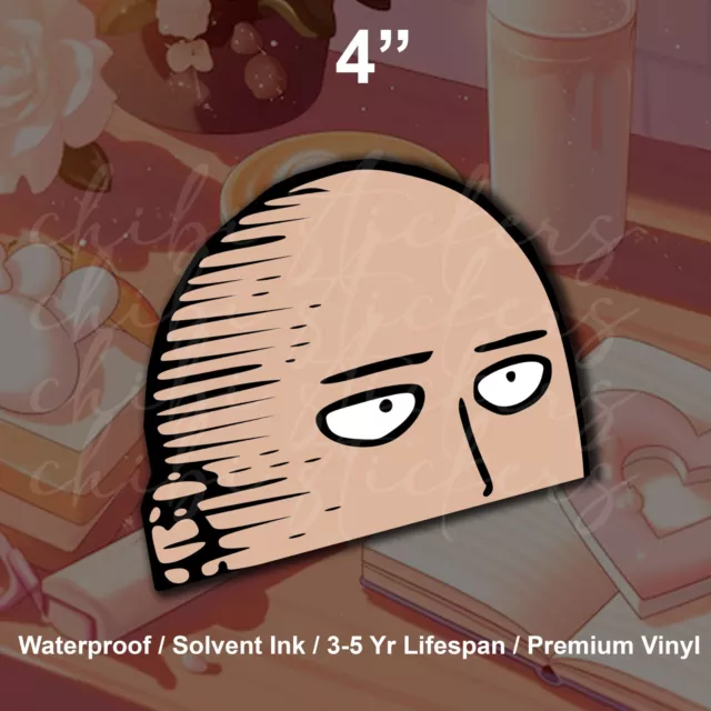 One Punch Man Anime Saitama Anime Car Window Decal Vinyl Sticker ...