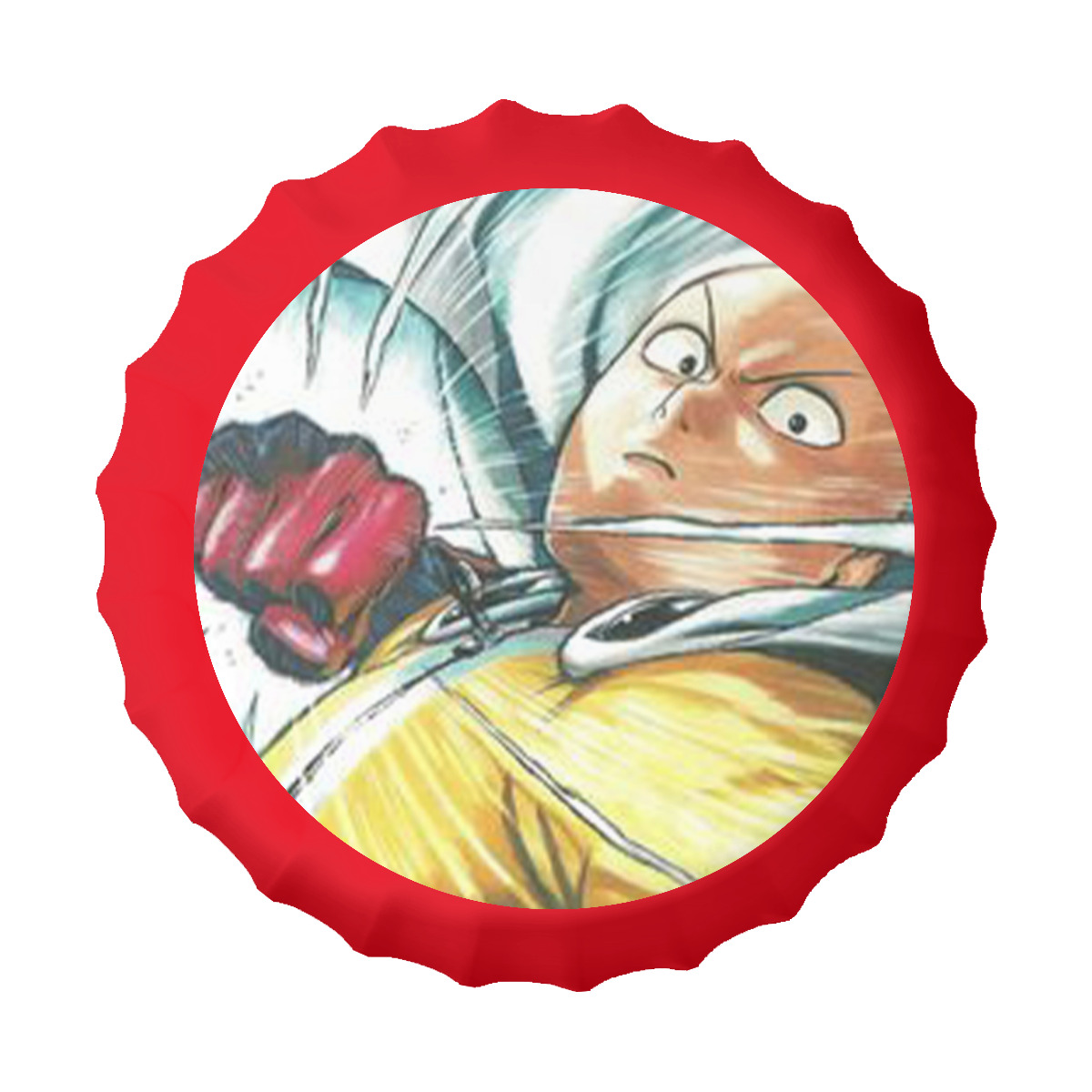 One Punch Man Anime Wall Decorative Retro Beer Bottle Cap Creative ...
