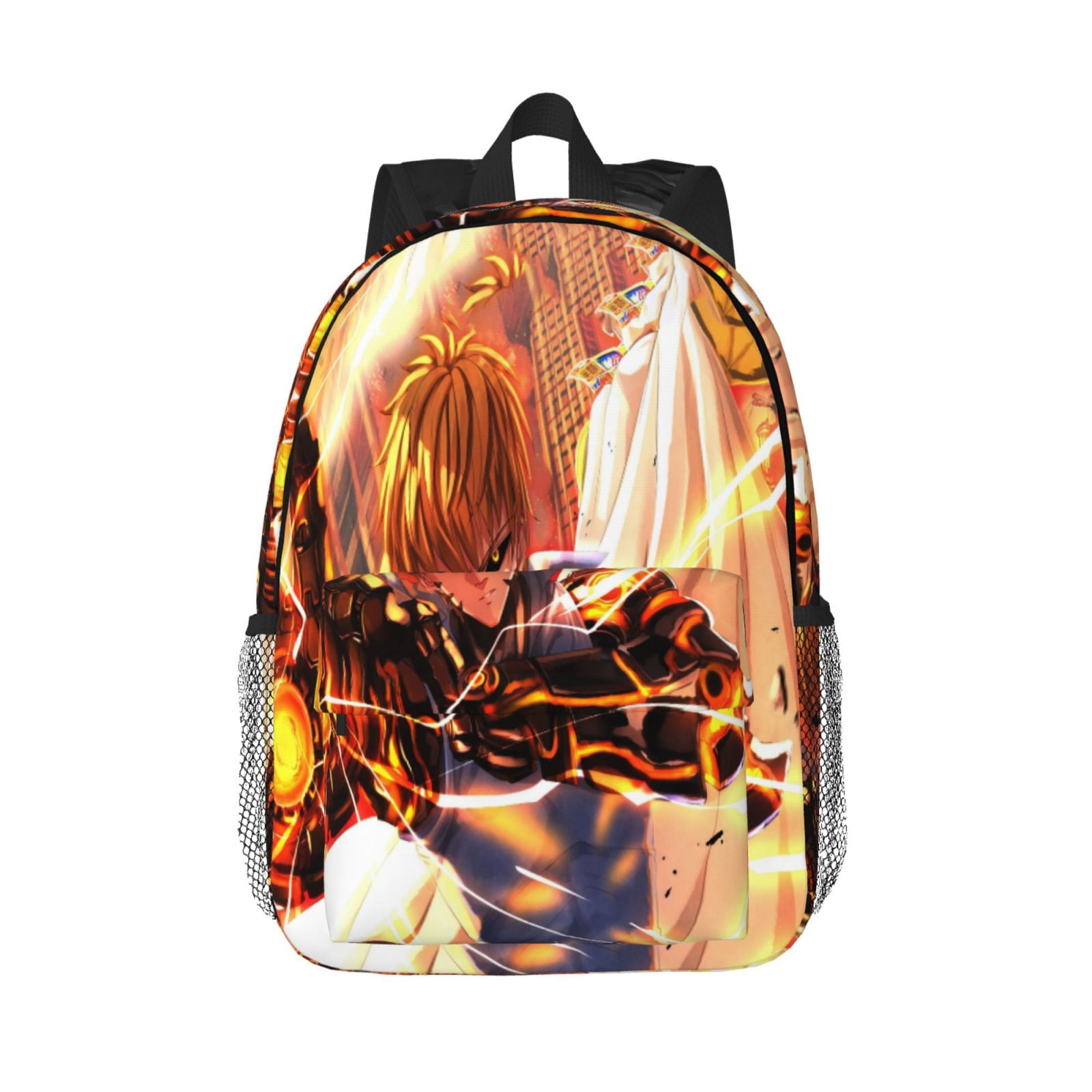 One-Punch Man Backpack for Cartoon Laptop Backpack with Front Pocket ...