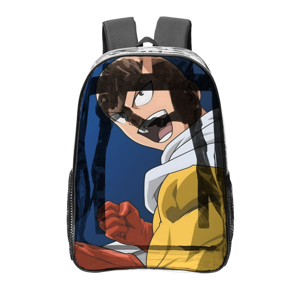 One Punch Man Pattern Transparent Backpack Lightweight And fashionable ...
