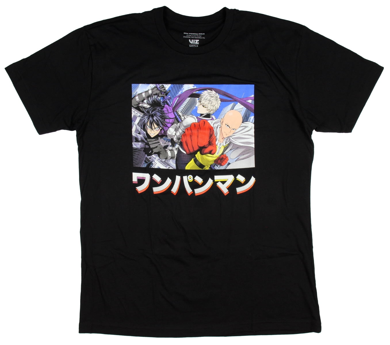 One Punch Man Shirt Japanese Anime Manga Men's Adult Licensed T-Shirt ...