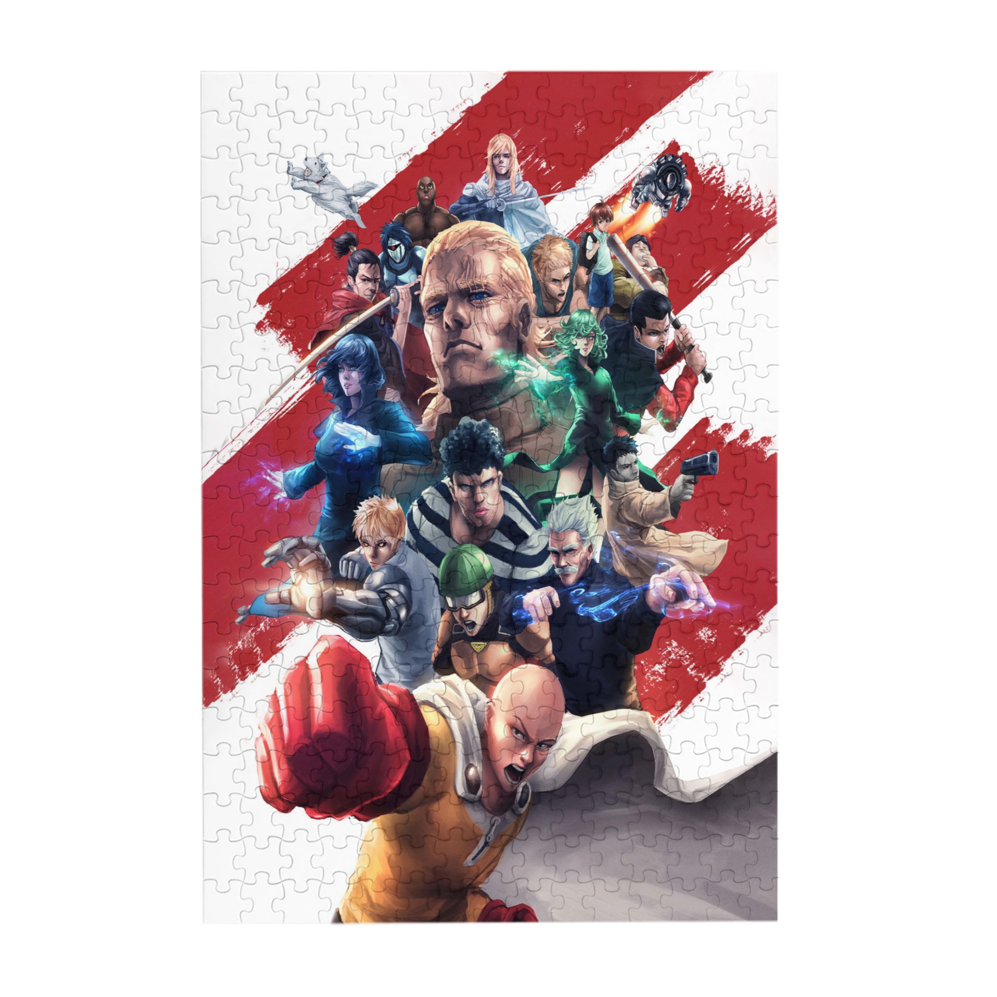 One Punch Man Wooden Jigsaw Puzzles Educational Intellectual Puzzle ...