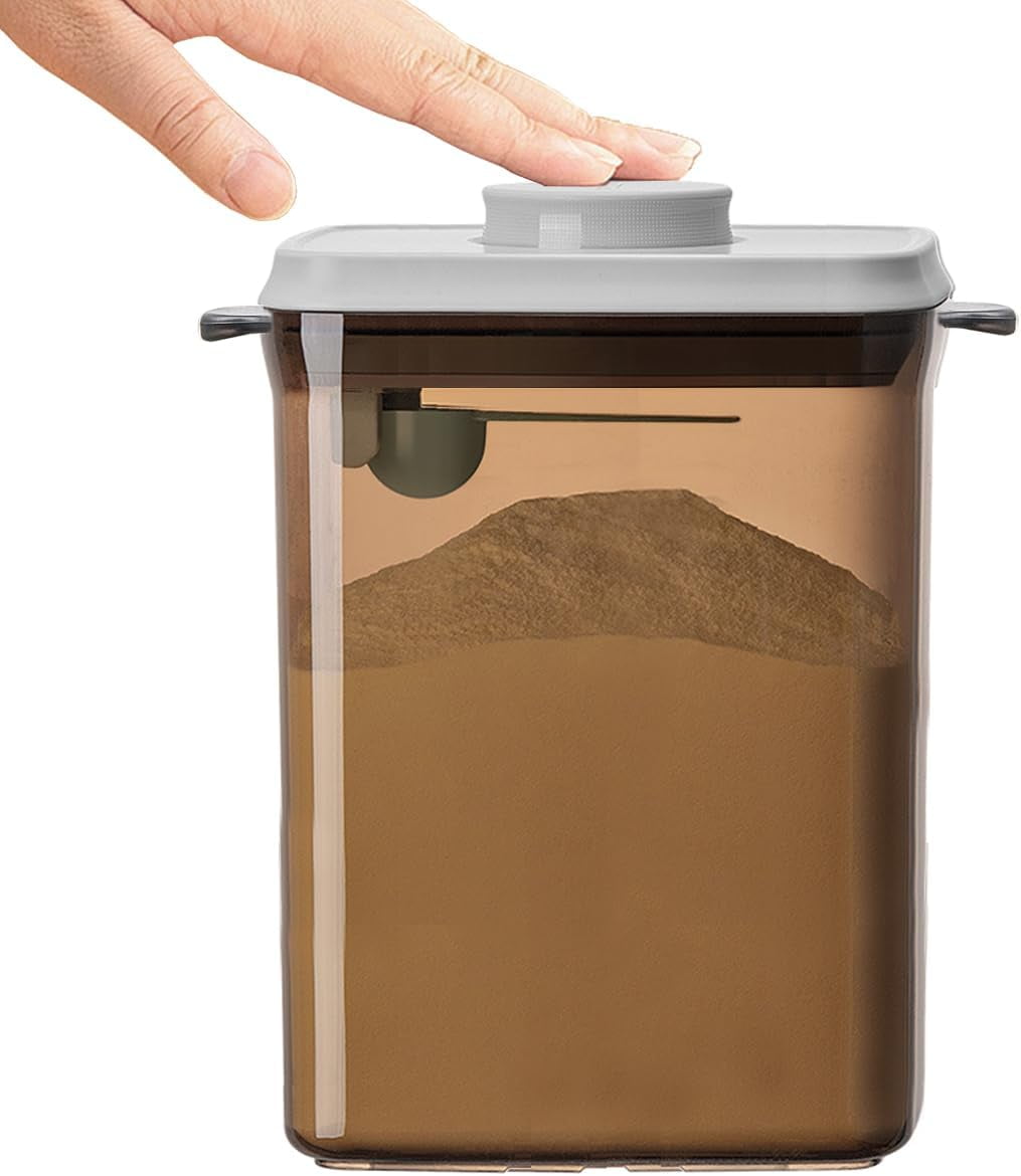 One-Push Formula Container, 2300ml Formula Dispenser with Scoop and ...