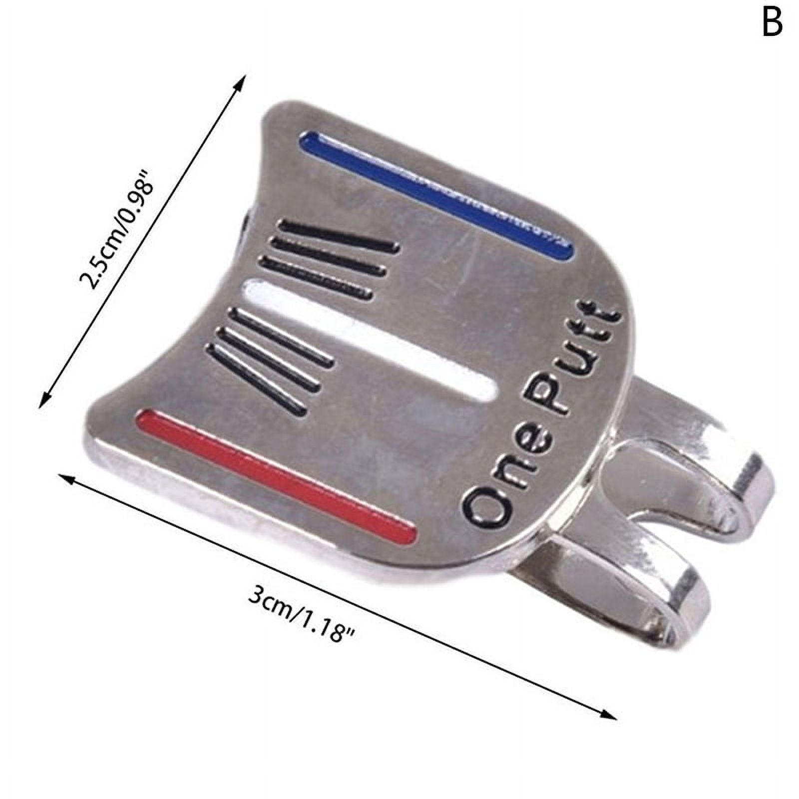 One Putt Design Golf Ball Mark plus Magnetic Golf Hat Clip Golf Marker ...