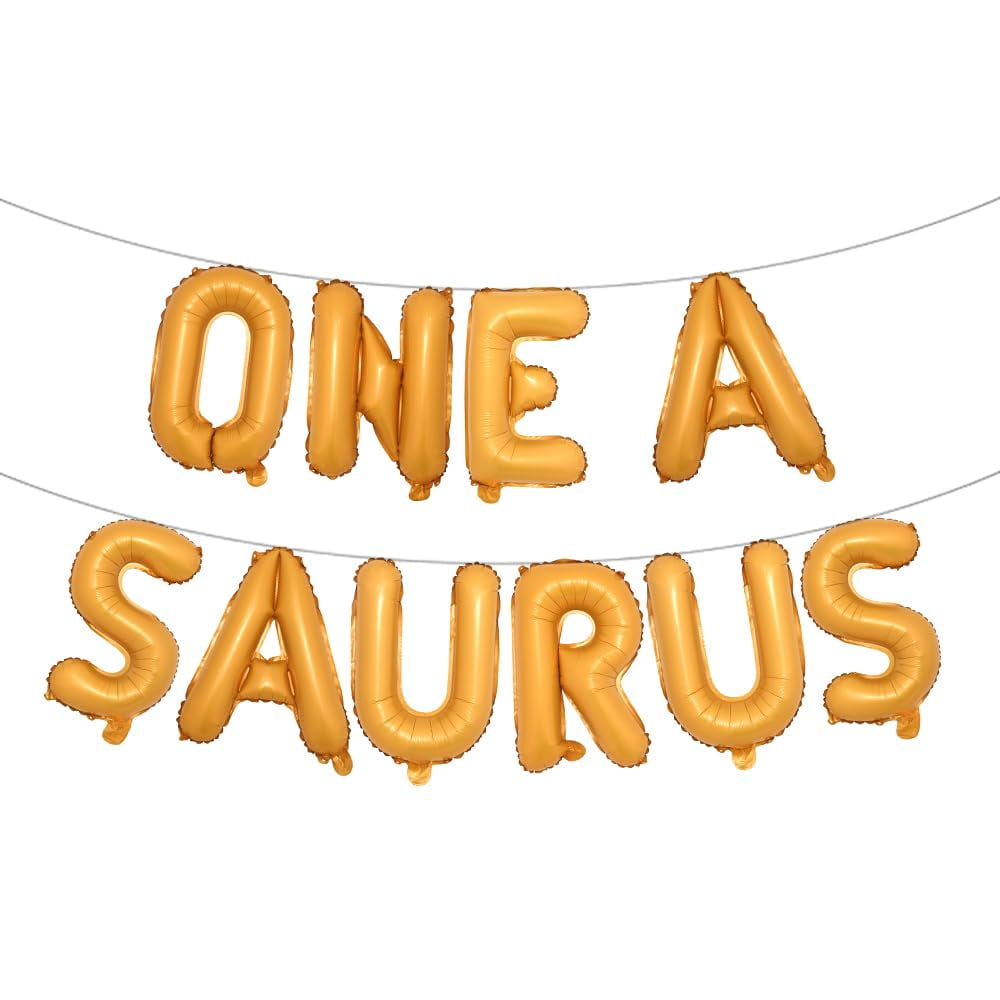 One a Saurus Birthday Decorations, Dinosaur BSL1 1st Birthday Supplies ...