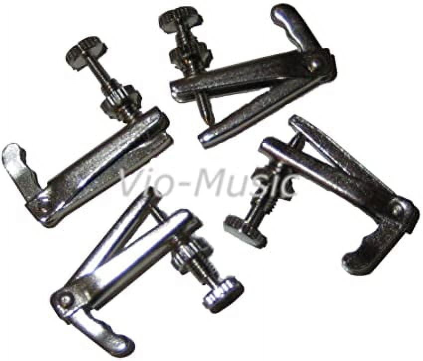 One Set (4 Pcs) Violin Fine Tuners, Silver White, 3/4-4/4, Nickel ...