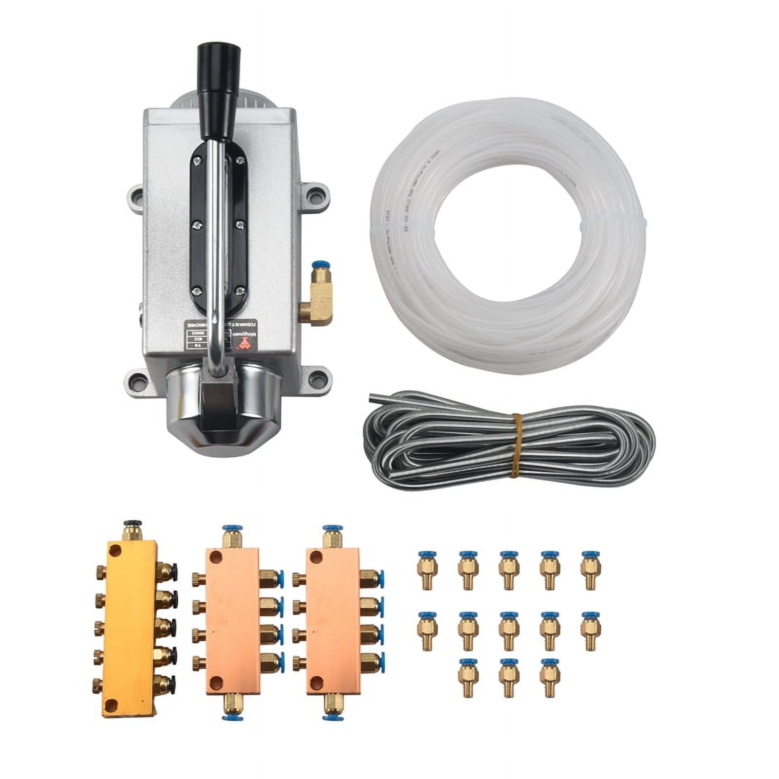One Set Lubricating Oil Pump Hand-Actuated Cnc Router Electromagnetic ...